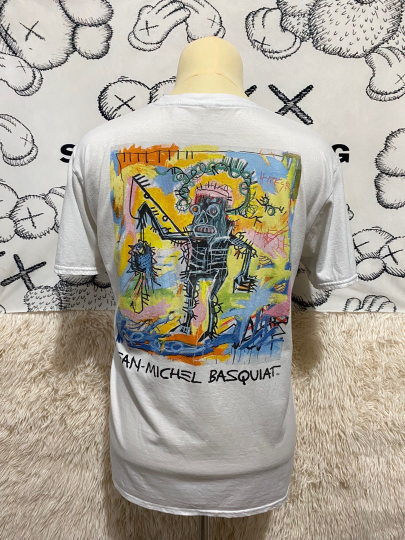 ( L ) JEAN MICHEL BASQUIAT OFFICIAL TEE, Men's Fashion, Tops & Sets ...