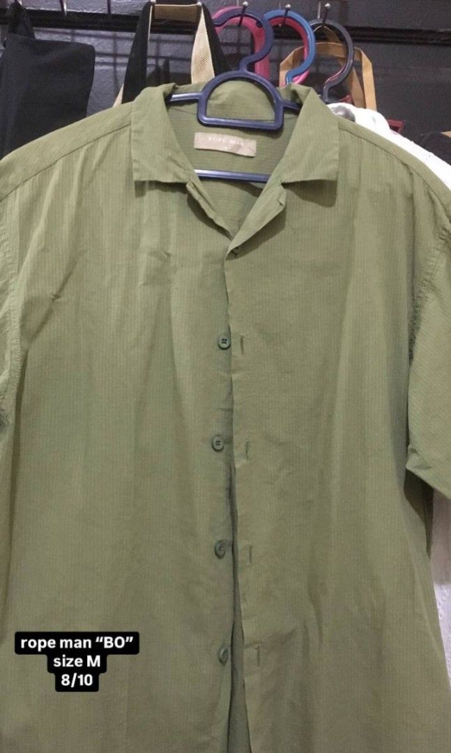 Kameja "rope man", Men's Fashion, Tops & Sets, Formal Shirts on Carousell