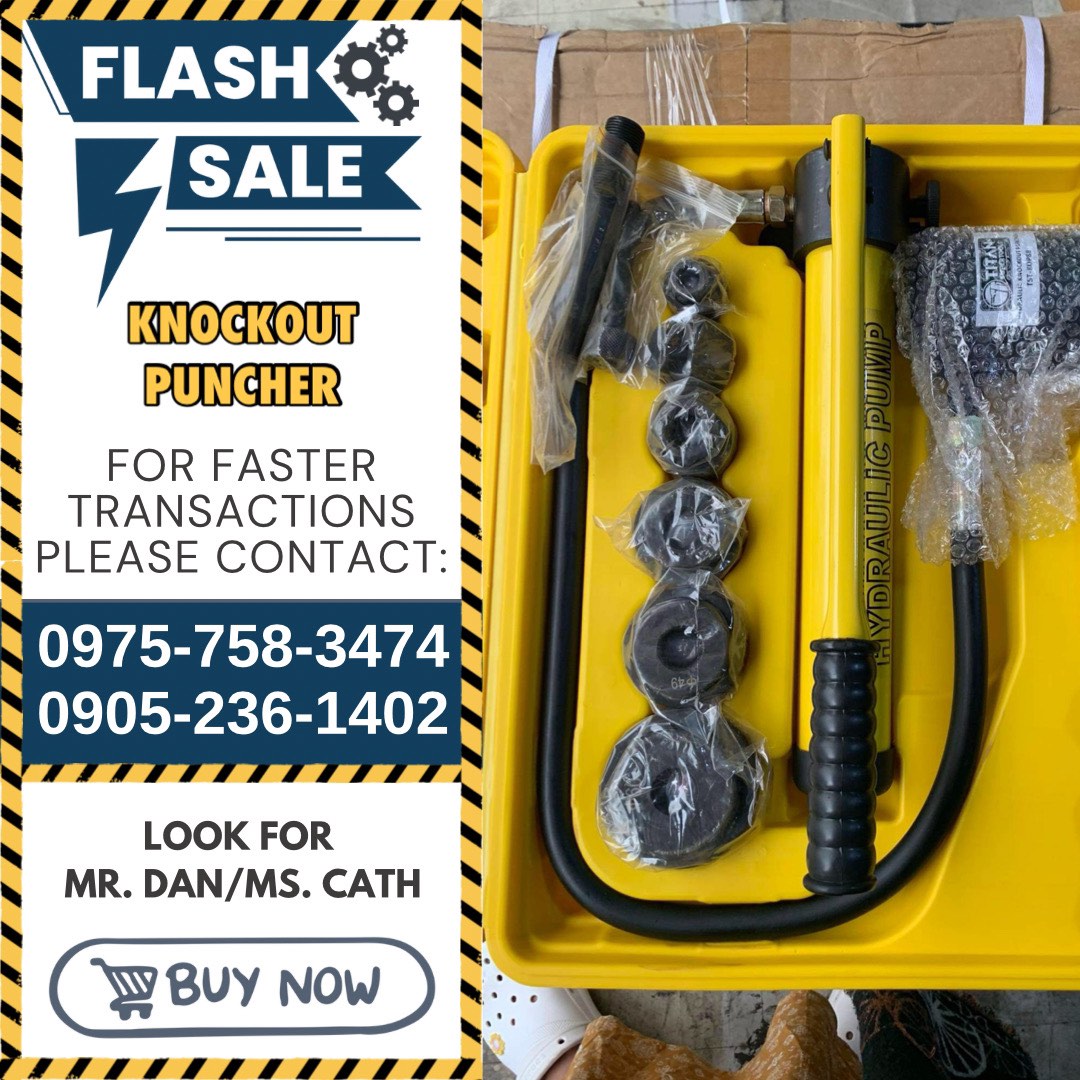 Knockout Puncher, Commercial & Industrial, Construction Tools ...