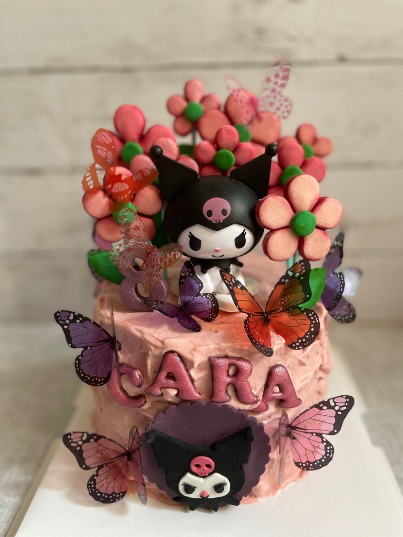 Kuromi Cake, Food & Drinks, Homemade Bakes on Carousell