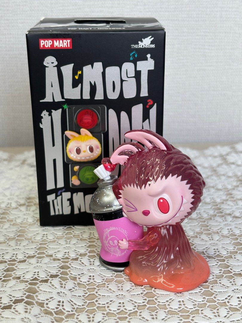 Labubu Almost Hidden ( Spray Can) Figurine - Authentic, Hobbies & Toys ...