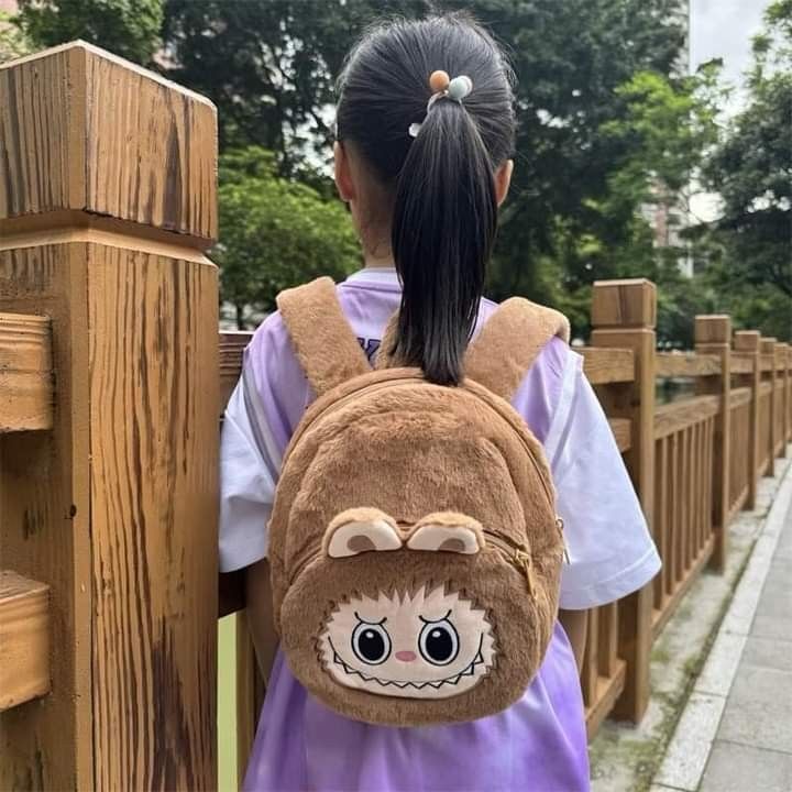 Labubu the monster backpack(9inches), Babies & Kids, Babies & Kids ...
