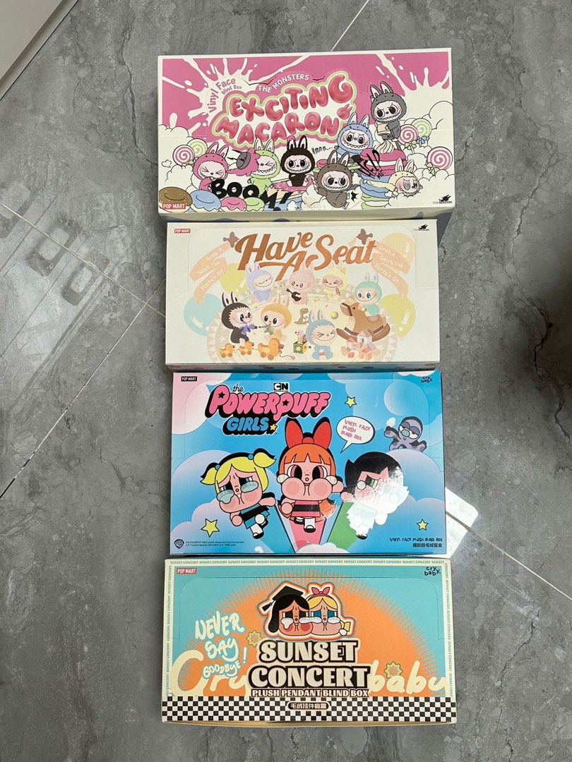 labubu v1, v2, cry baby, Toys & Collectibles, Mainan di Carousell
