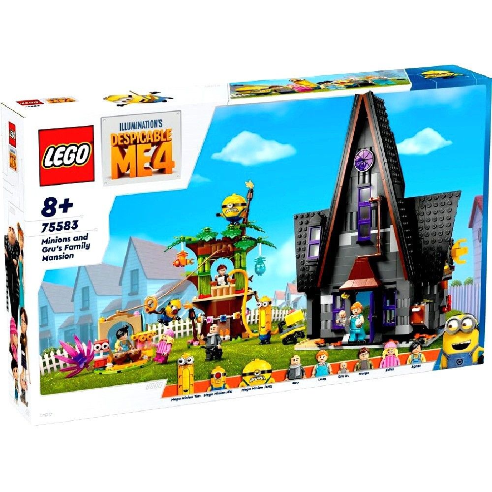 Lego Despicable Me 4 75583 Minions And Gru's Family Mansion ( With 9 ...