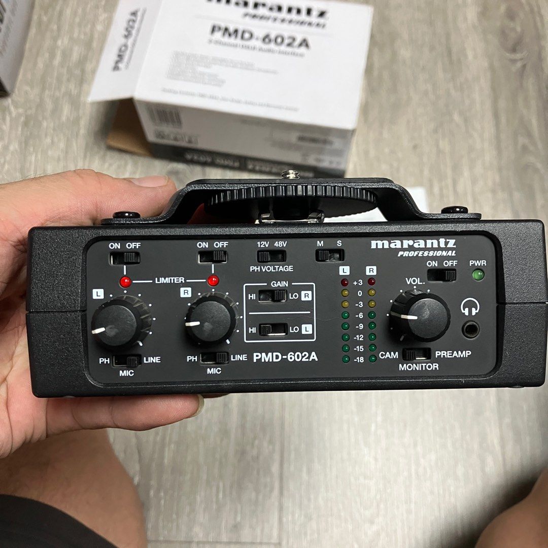 Marantz PMD-602A 2-Channel DSLR Audio Interface, Audio, Other Audio ...