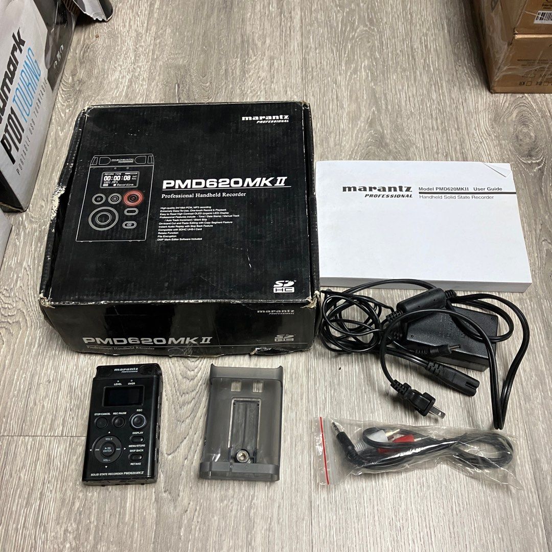 Marantz PMD620 MKII Professional Handheld Recorder, Audio, Other Audio ...