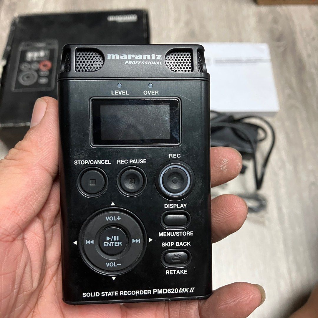 Marantz PMD620 MKII Professional Handheld Recorder, Audio, Other Audio ...