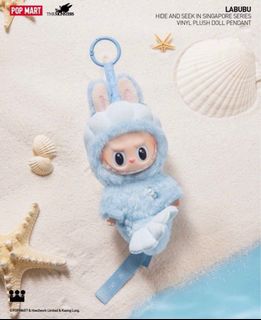 BNIB POPMART The Monsters Labubu Hide and Seek Merlion Labubu Merbubu ...