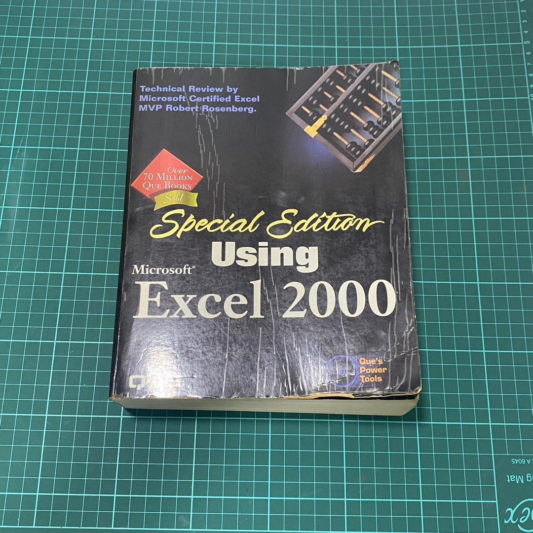 Microsoft Excel 2000 special edition using, Hobbies & Toys, Books & Magazines, Textbooks on ...