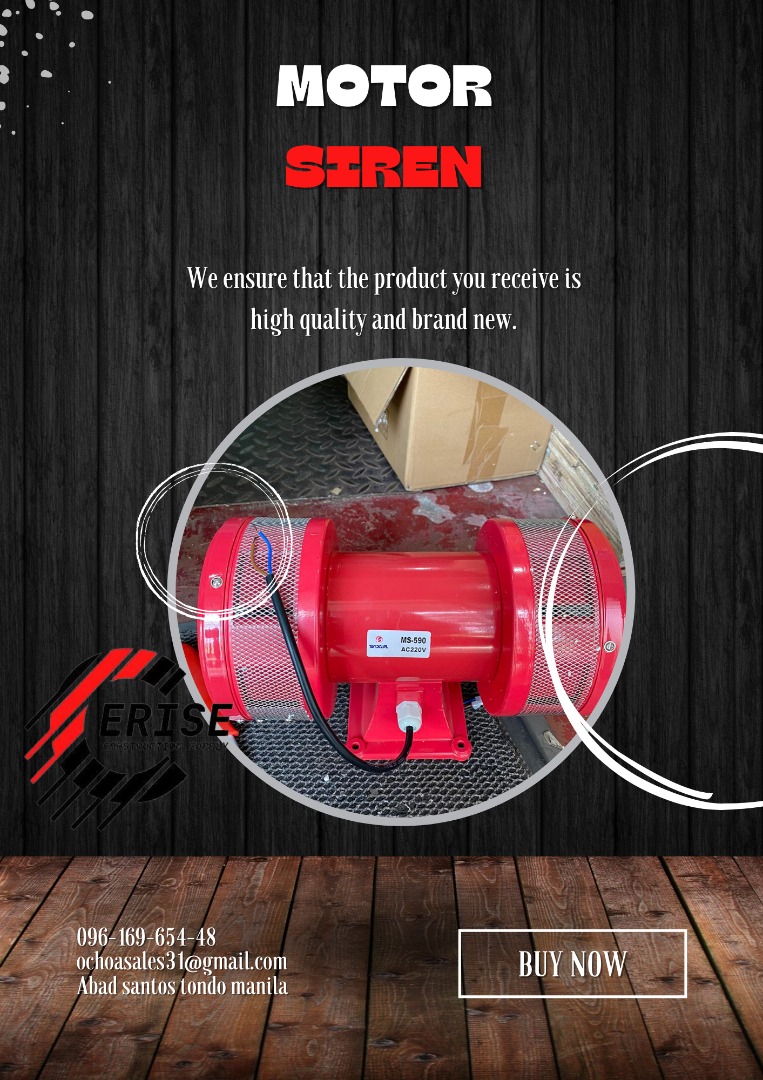 MOTOR SIREN, Commercial & Industrial, Construction & Building Materials ...