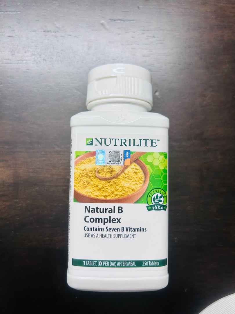 Natural B Complex Nutrilite, Health & Nutrition, Health Supplements ...