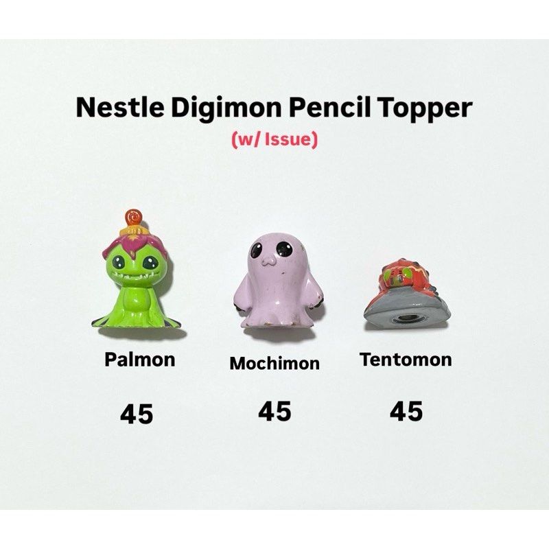 Nestle Digimon Figure Pencil Topper Merchandise, Hobbies & Toys, Toys ...