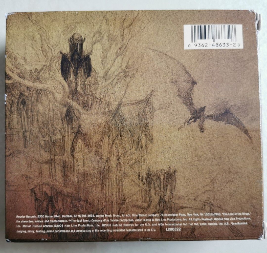 Original Movie Soundtrack: The Lord Of The Rings Special 3 Disc Set ...