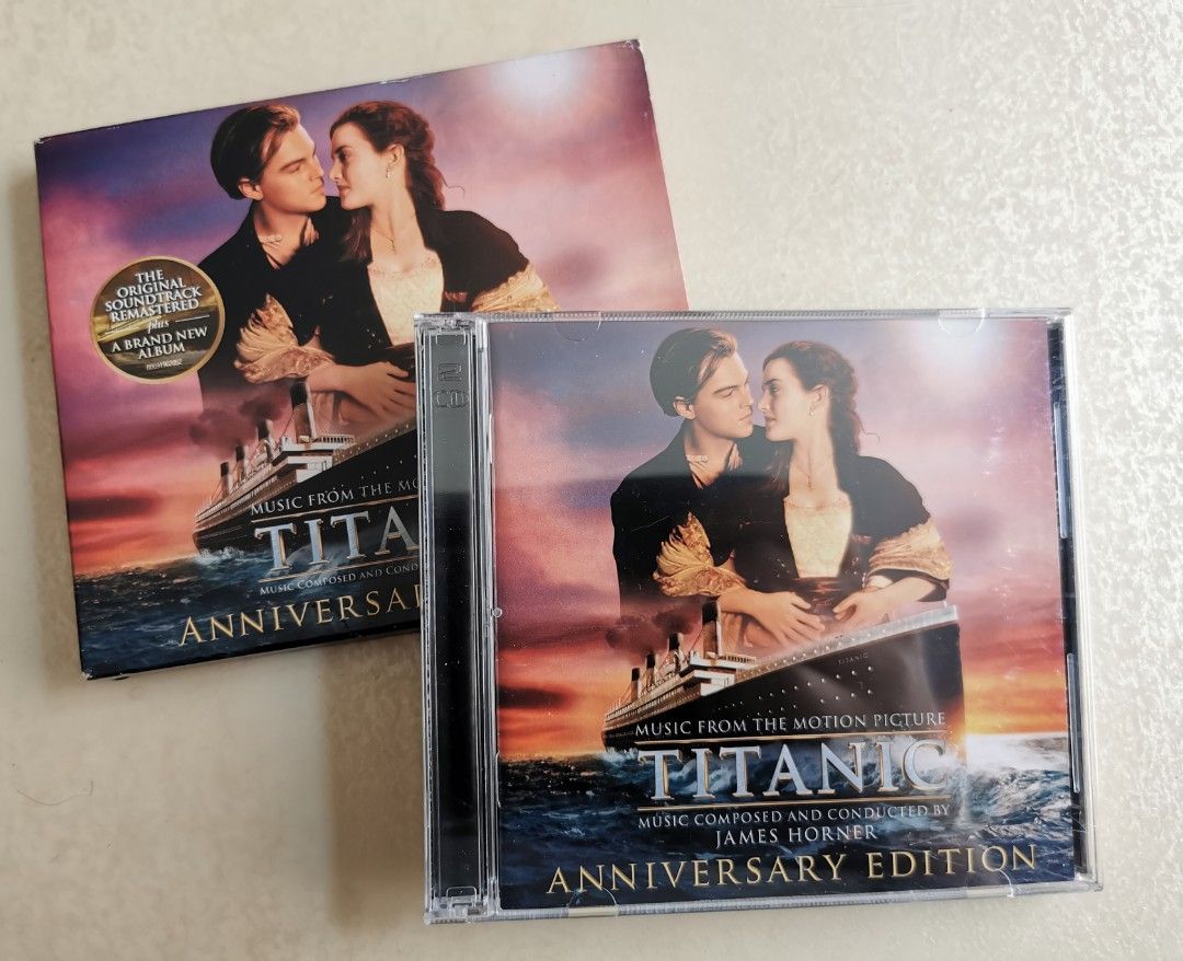 Original Movie Soundtrack: Titanic Anniversary Edition 2CD (Made In EU), Hobbies & Toys, Music ...