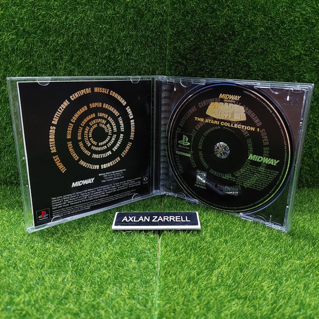 Original PS1 PSONE Games : Midway Present Arcade Greatest Hits The ...