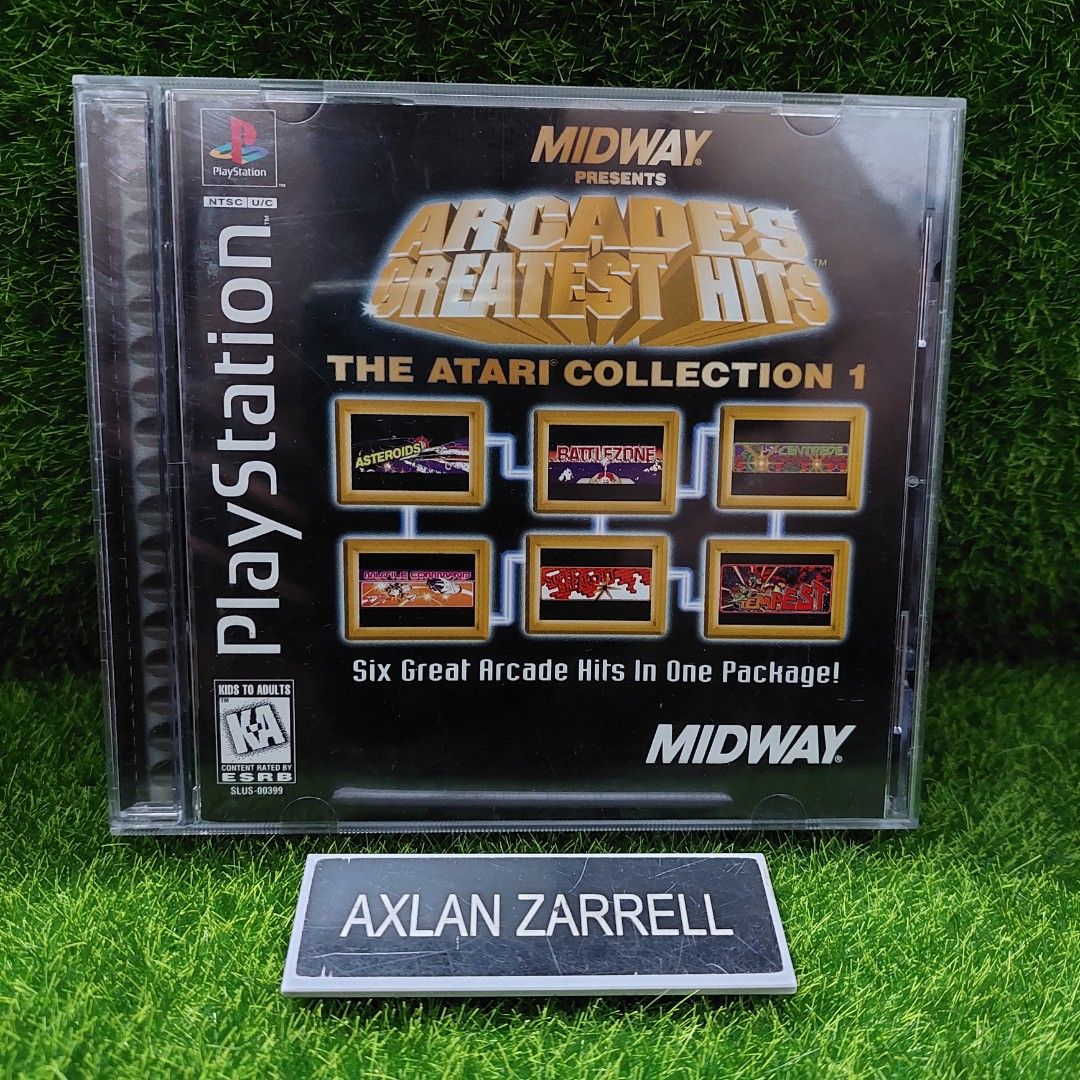 Original PS1 PSONE Games : Midway Present Arcade Greatest Hits The ...
