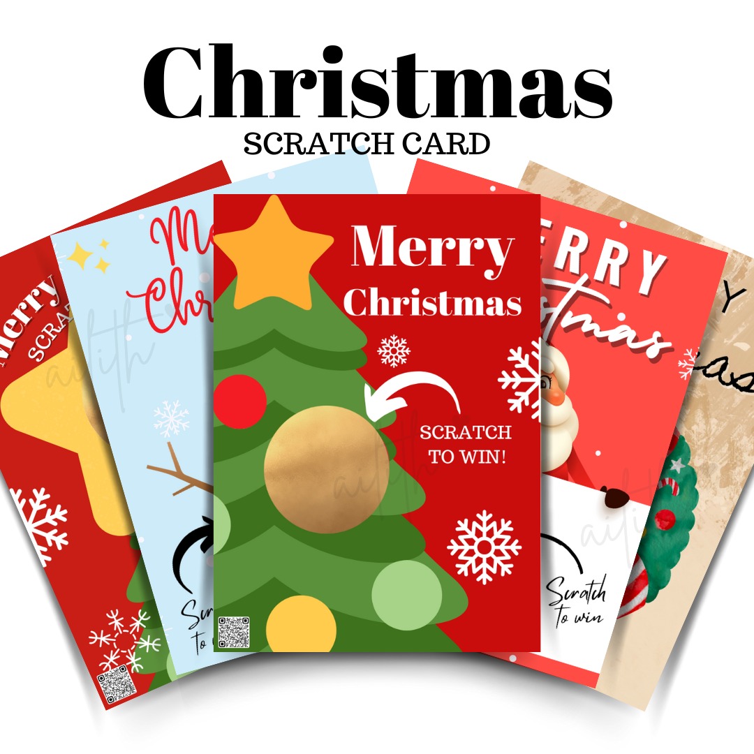 Personalized Christmas Scratch Card, Hobbies & Toys, Stationary & Craft ...