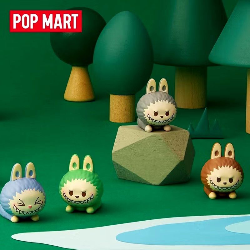 Pop Mart POP BEAN Labubu the Monsters Forest Lying Baby POP LAND ...