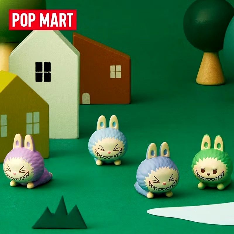 Pop Mart POP BEAN Labubu the Monsters Forest Lying Baby POP LAND ...