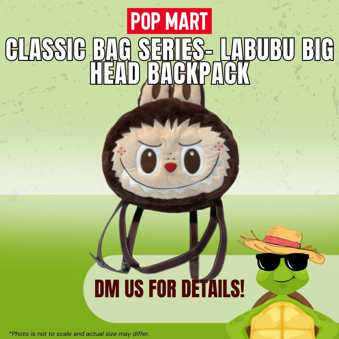 POPMART | Classic Bag Series - Labubu Big Head Backpack, Hobbies & Toys ...