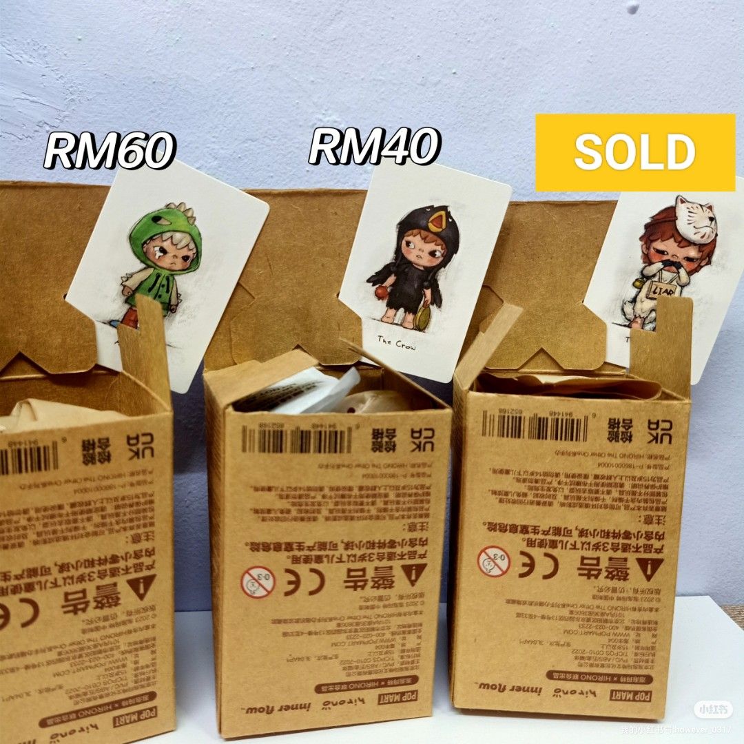 Popmart hirono, Hobbies & Toys, Toys & Games on Carousell