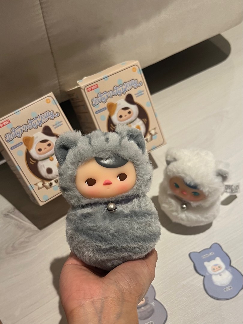 Popmart Pucky roly poly kitty, Hobbies & Toys, Toys & Games on Carousell