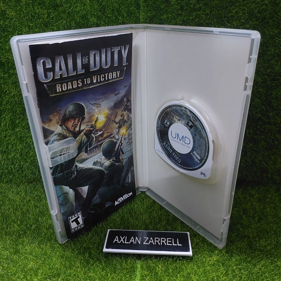 PSP UMD GAMES Call Of Duty Roads To Victory ESRB R1, Video Gaming ...