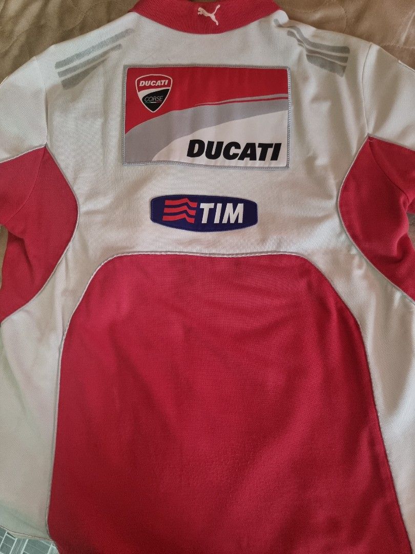 Puma Ducati Official Pit Crew Polo Shirt 2012, Men's Fashion, Tops ...