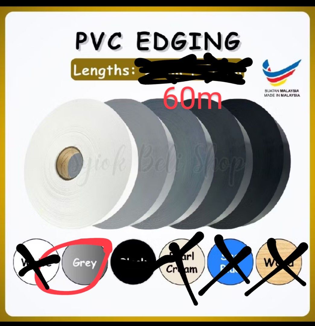PVC Edging, Furniture & Home Living, Home Improvement & Organisation ...