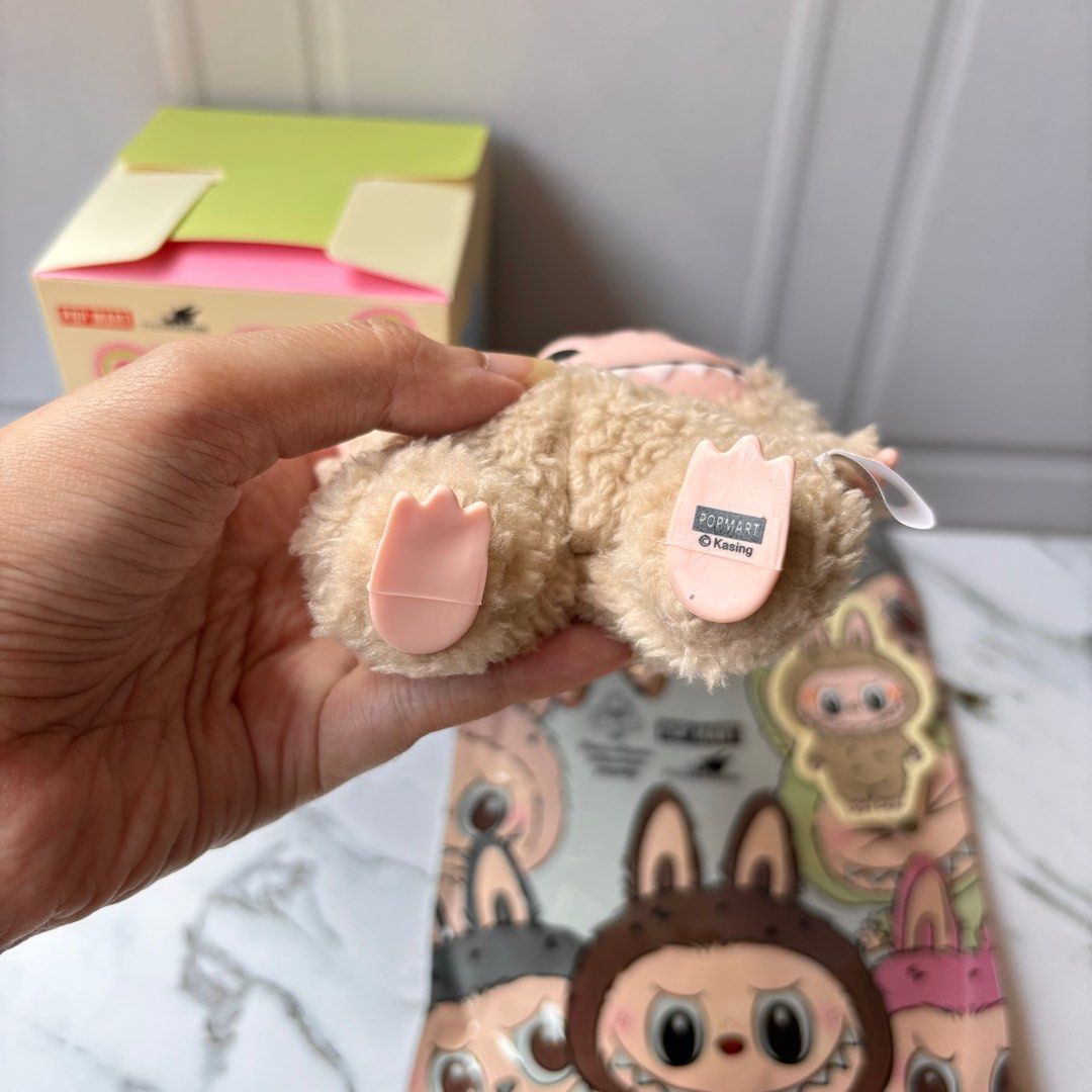 READY STOCK LABUBU The Monster Boneka Key Chain Exciting Macaron Face ...