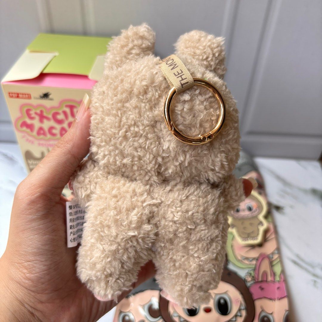 READY STOCK LABUBU The Monster Boneka Key Chain Exciting Macaron Face ...