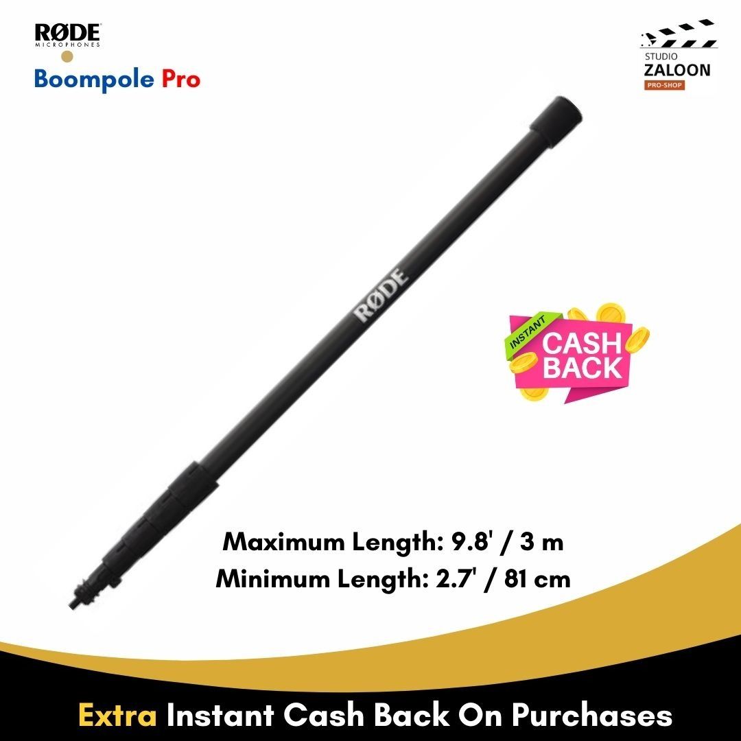 Rode Boompole Pro Carbon Fibre Five-Section Professional Boom Pole ...