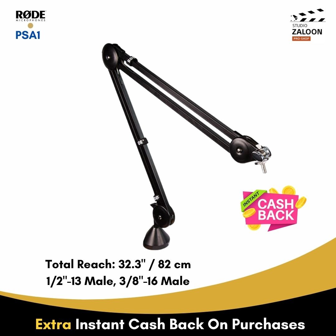 RODE PSA1 Studio Boom Arm for Broadcast Microphones [ PSA-1 ], Audio ...