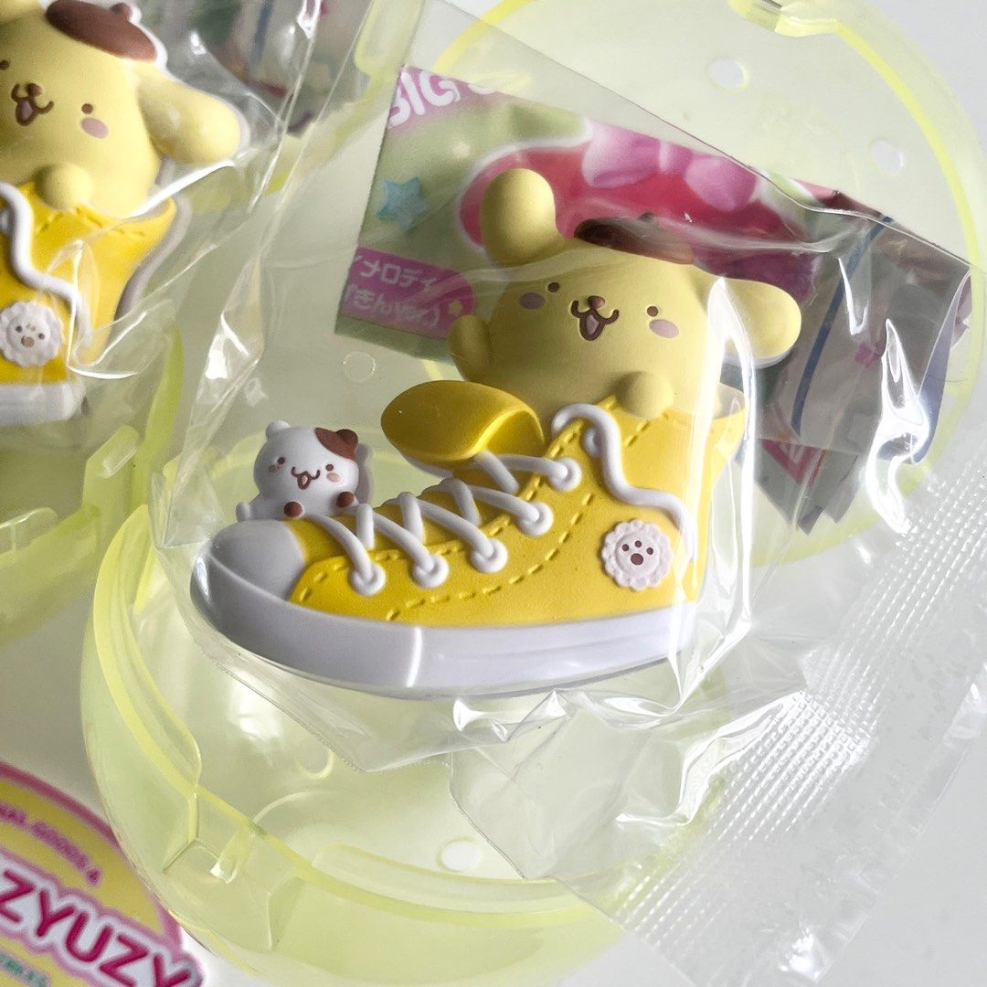 Sanrio Pompompurin Clip Gashapon, Hobbies & Toys, Toys & Games on Carousell