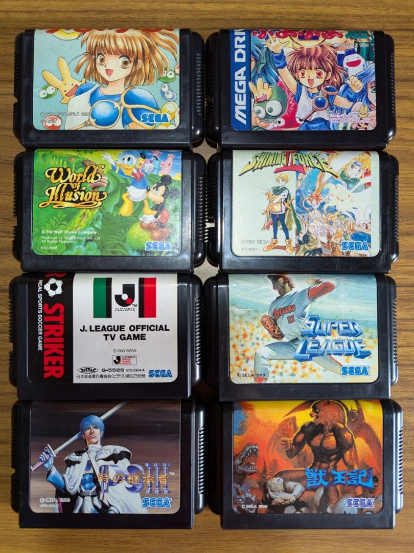 Sega genesis Mega Drive games JP authentic - take all (negotiable ...