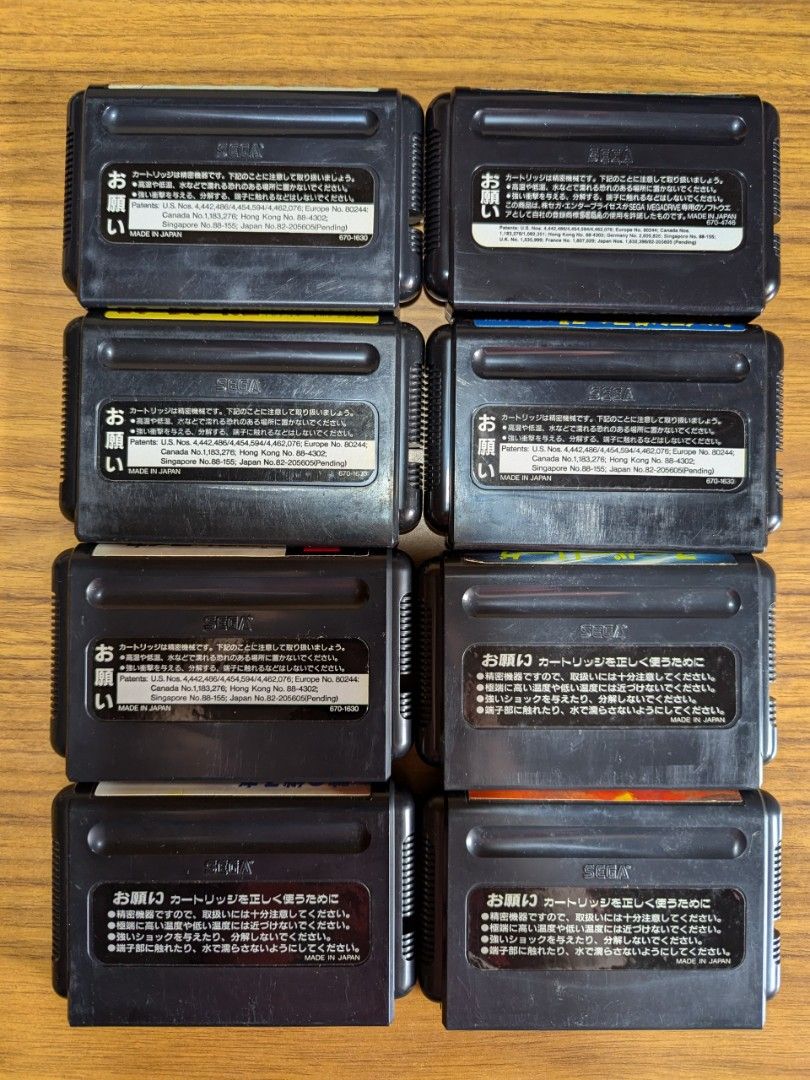 Sega genesis Mega Drive games JP authentic - take all (negotiable ...