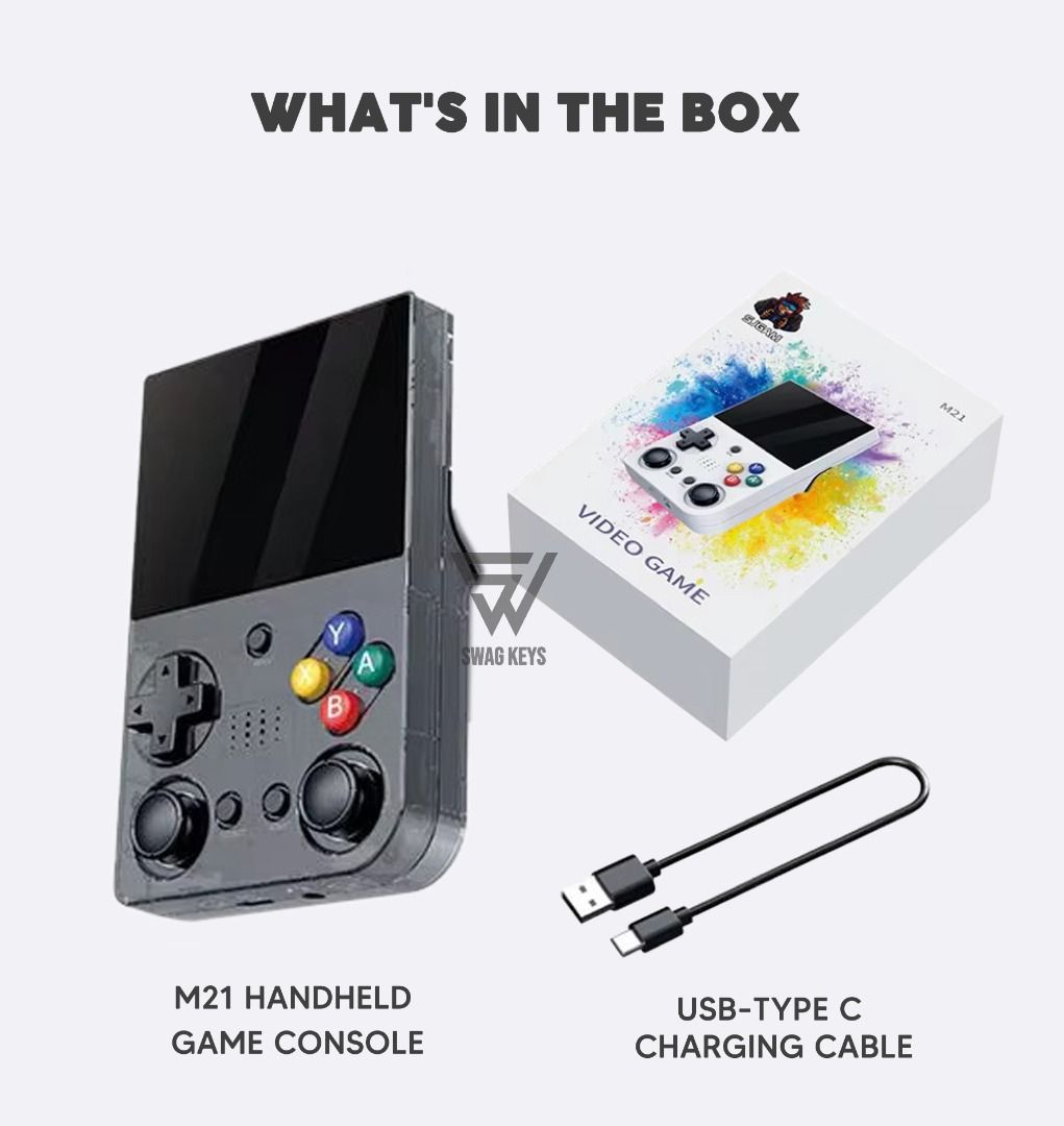 [SG] (New Model R36S) M21 Retro Handheld Video Game Console 3.5 Inch ...