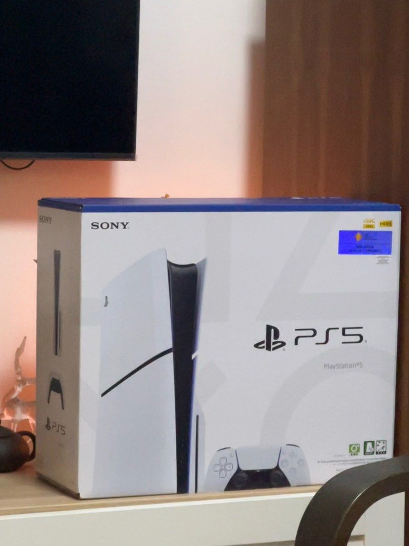 Sony PS5 Slim Disc Version (MY SET), Video Gaming, Video Game Consoles ...