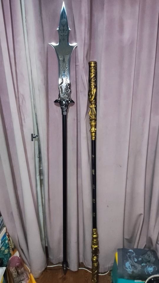 Sun Wukong Black Myth : Erlang Shen - Tri-Point Double-Edged Spear ...