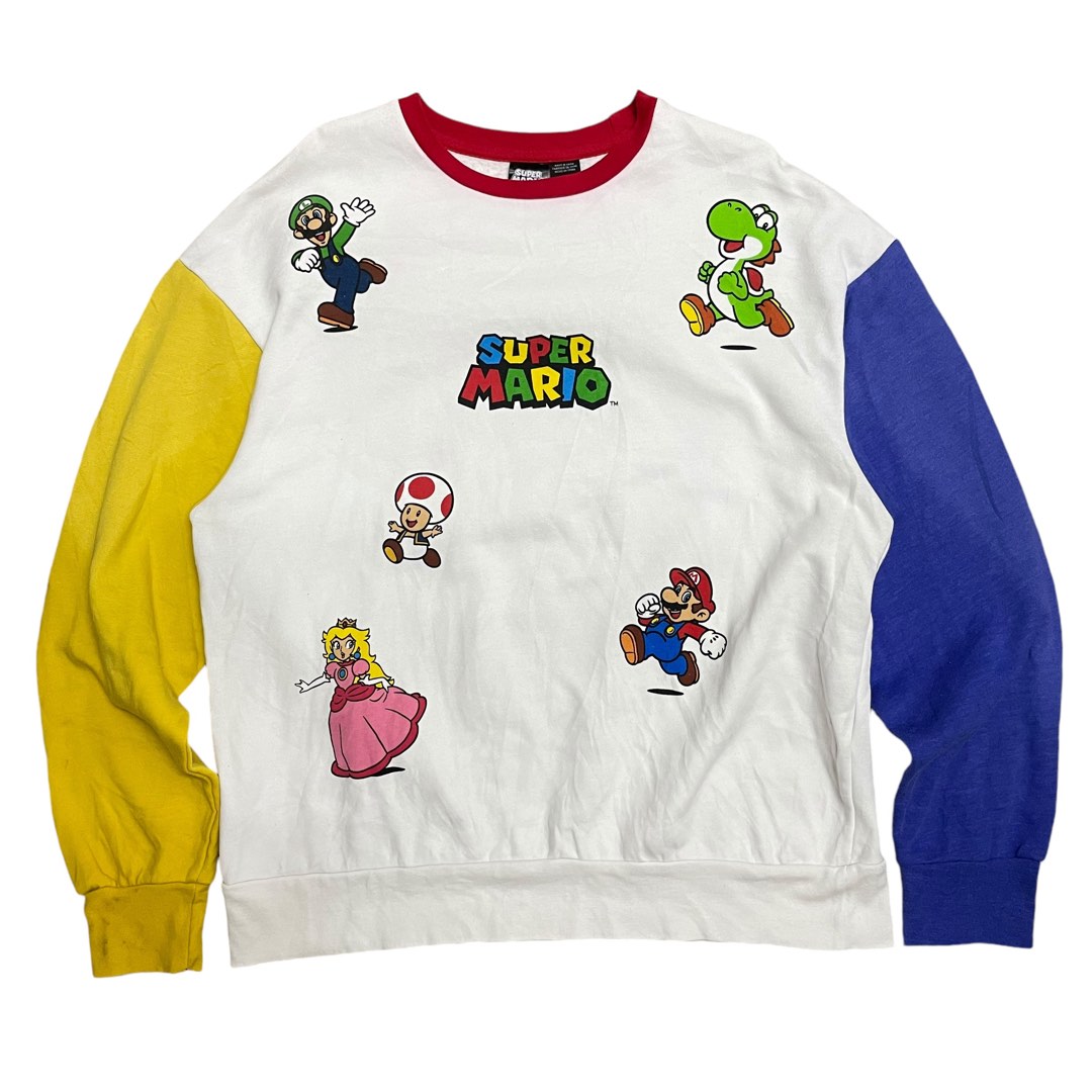 Super Mario 90s Longsleeve, Women's Fashion, Tops, Longsleeves on Carousell