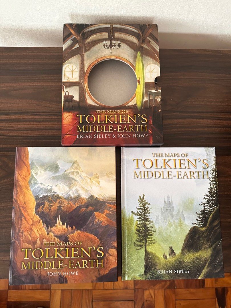 The Maps of Tolkien Middle-Earth book silmarillion hobbit lord of the ...