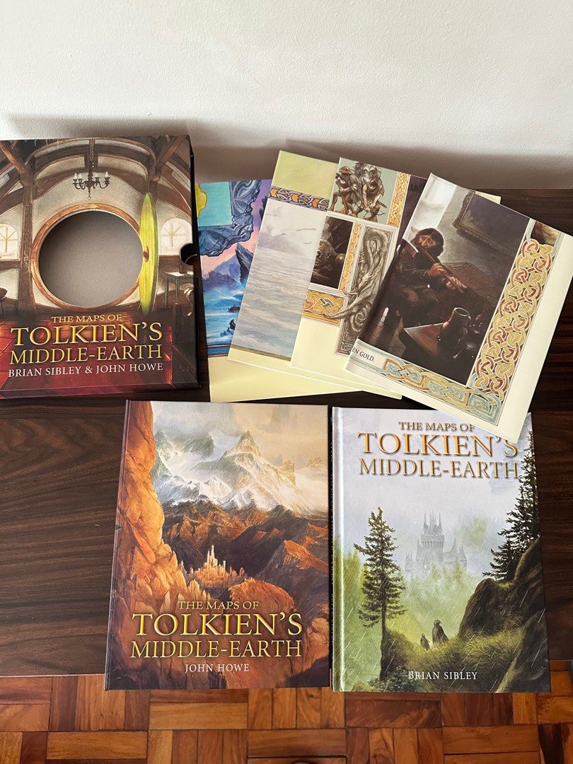 The Maps of Tolkien Middle-Earth book silmarillion hobbit lord of the ...