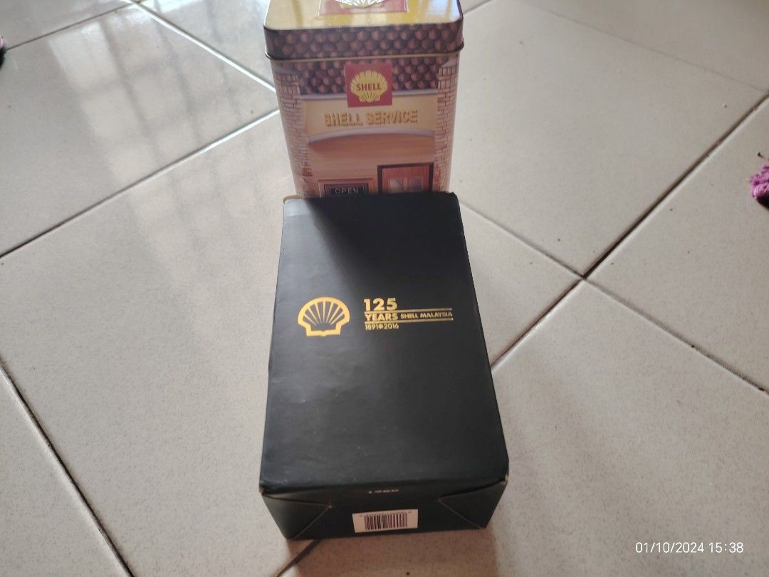 Tin Can 125 Years Shell Malaysia 1891 - 2016 Anniversary, Hobbies ...