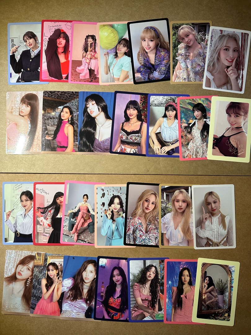 TWICE POB Photocard Member Sets, Hobbies & Toys, Memorabilia ...