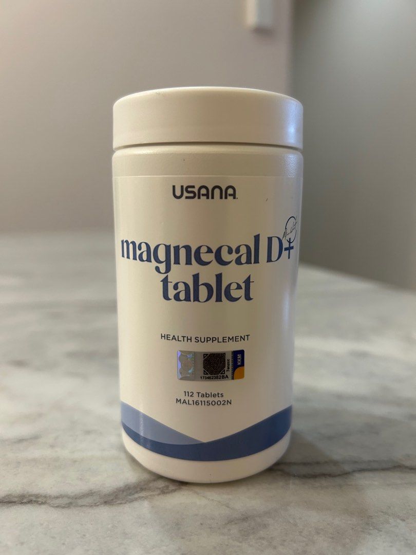 Usana MagneCal D+ 活力鈣鎂D片 112 Tablets (premium Calcium tab), Health ...
