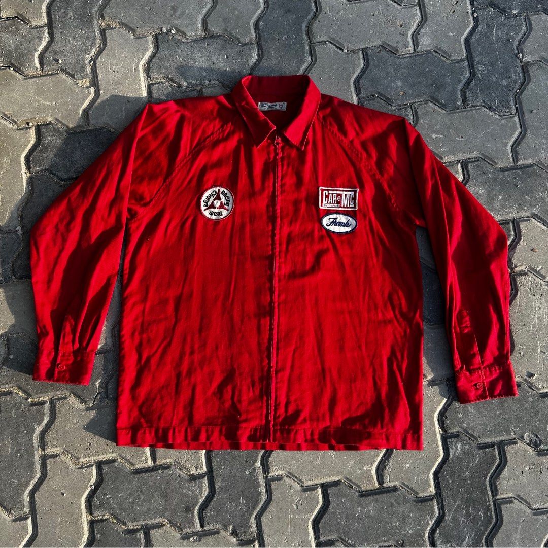 Vintage First Parking Racing Jacket, Men's Fashion, Coats, Jackets and ...