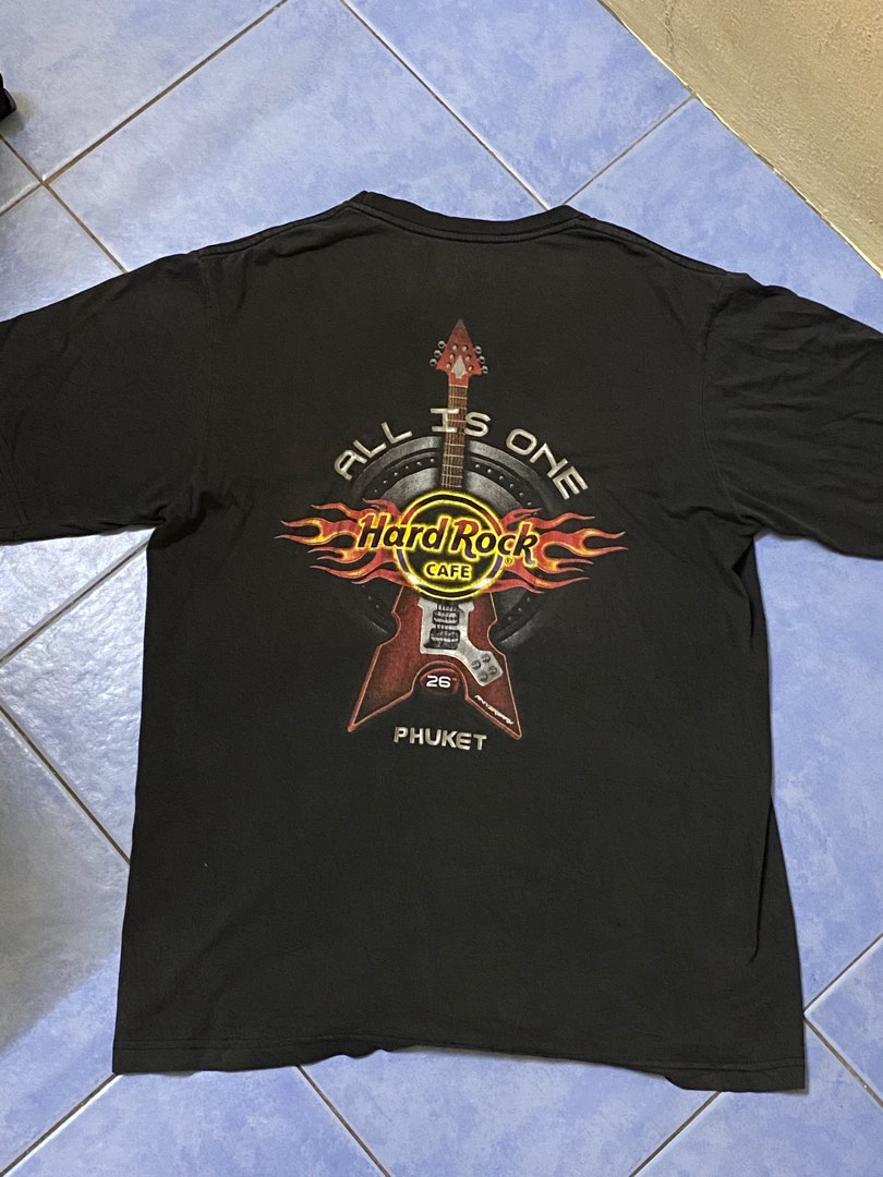 vintage original hard rock shirt phuket, Men's Fashion, Tops & Sets ...
