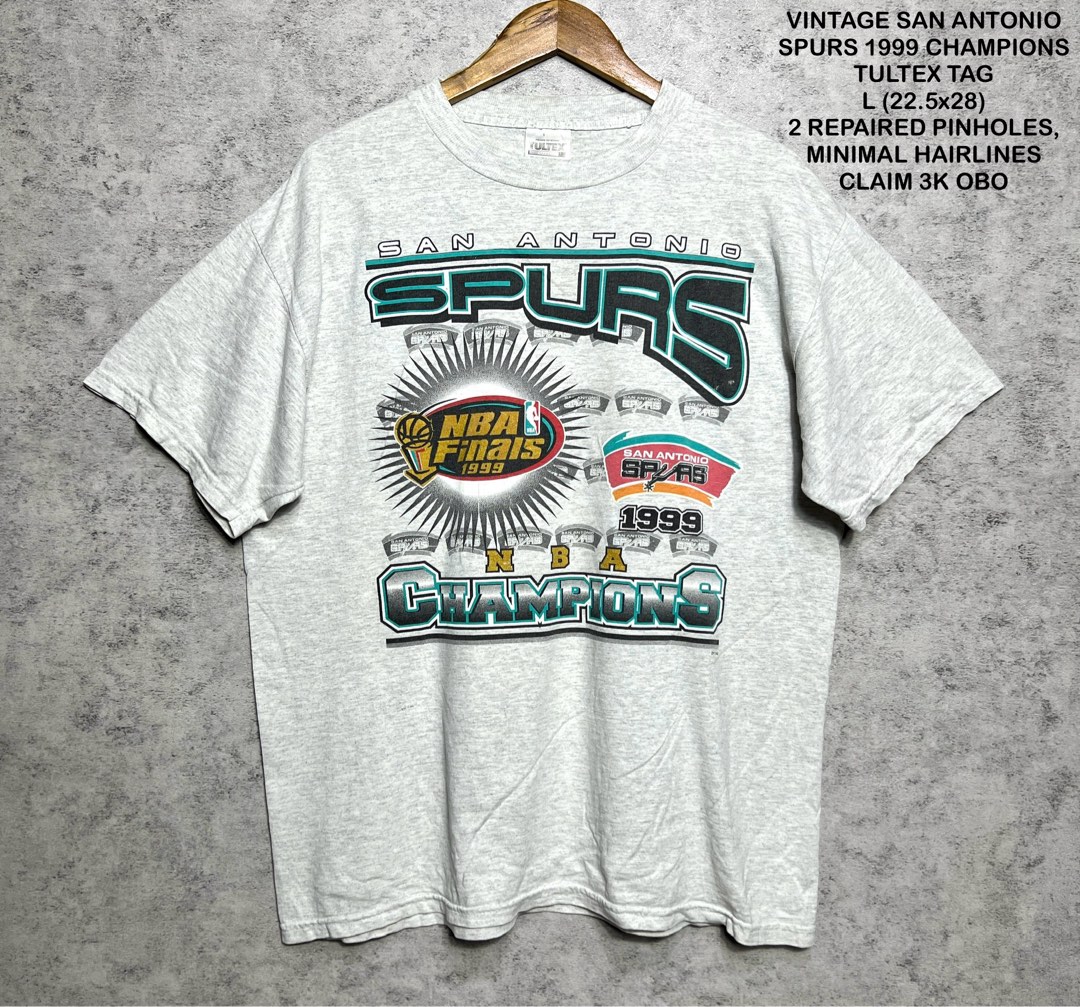 Vintage San Antonio Spurs 1999 Champions Men S Fashion Tops Sets