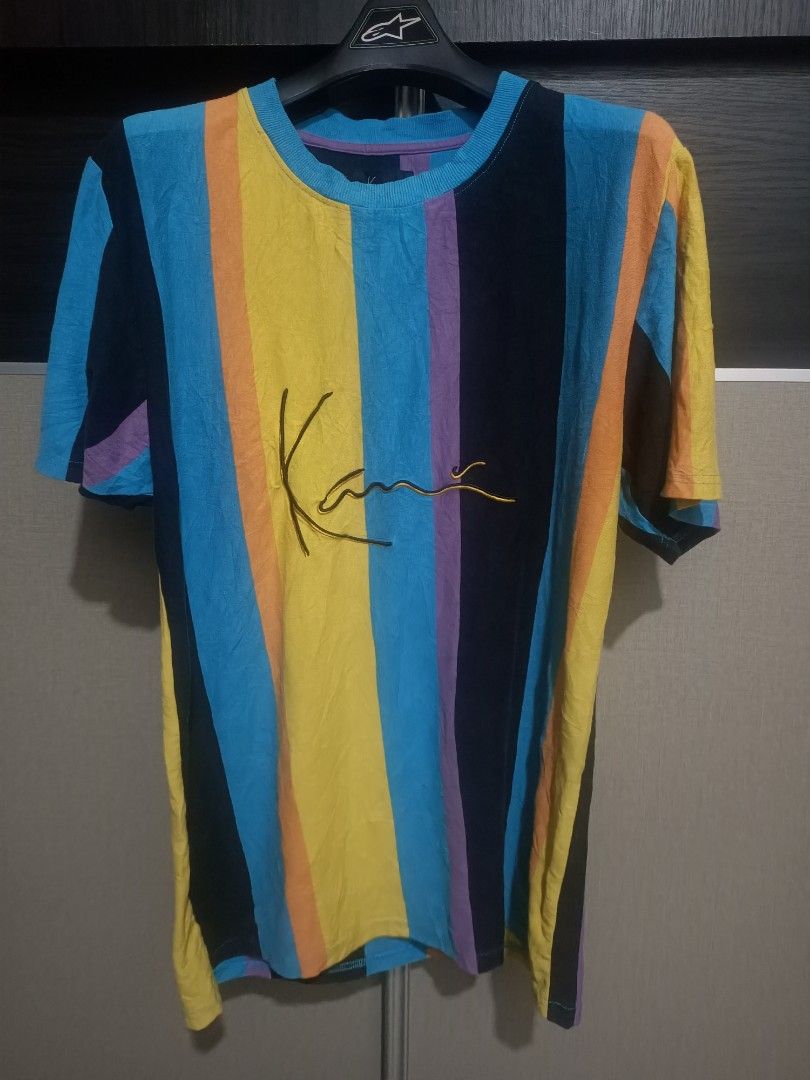 Vintage y2k karl kani multicolor shirt x 2pac wear style, Men's Fashion ...
