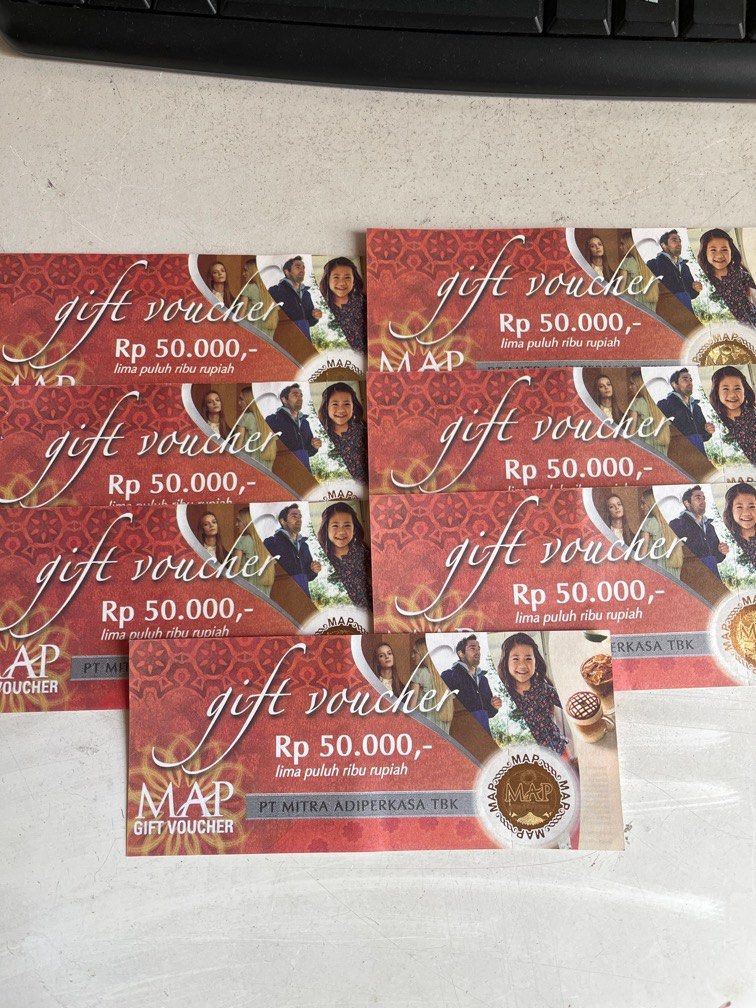 Voucher Map 50.000, Tiket & Voucher, Kartu Hadiah & Voucher di Carousell